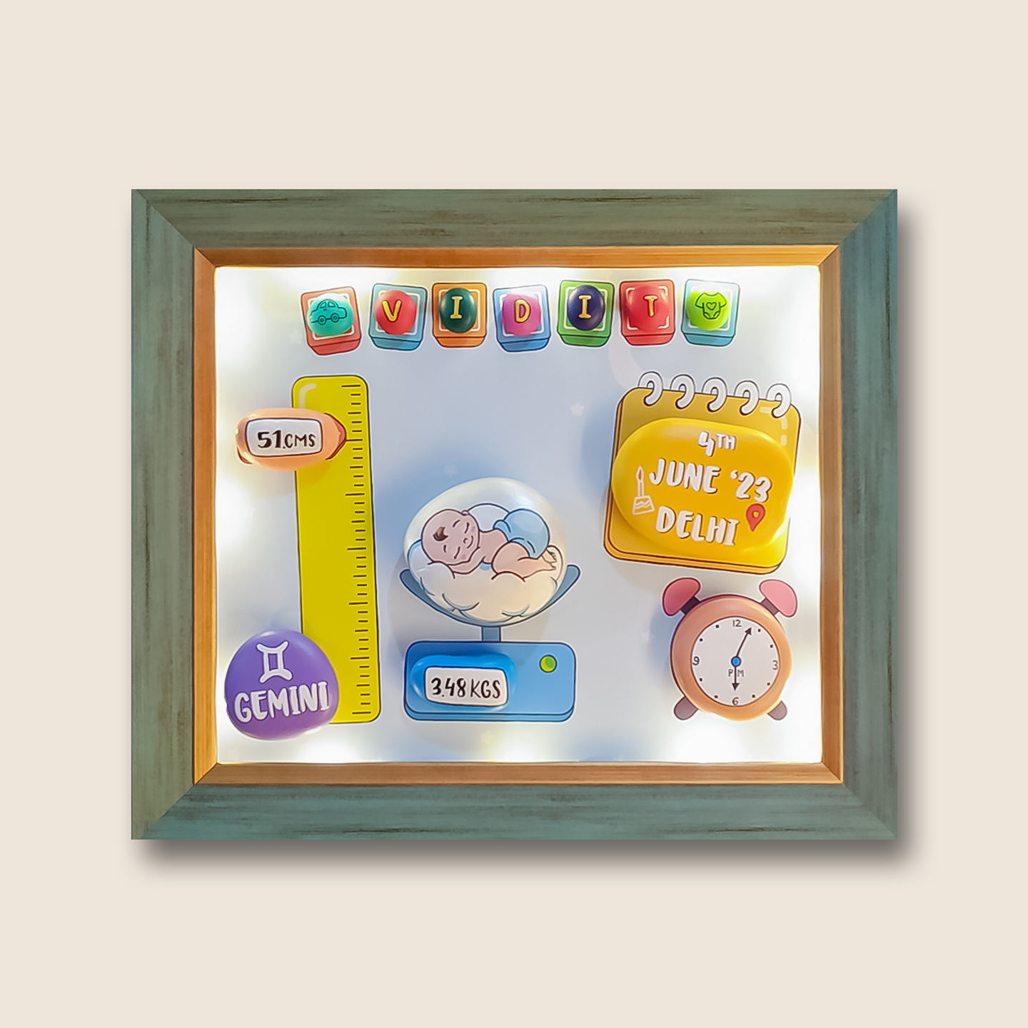 New born Baby Pebble Art – Batoony Rocks